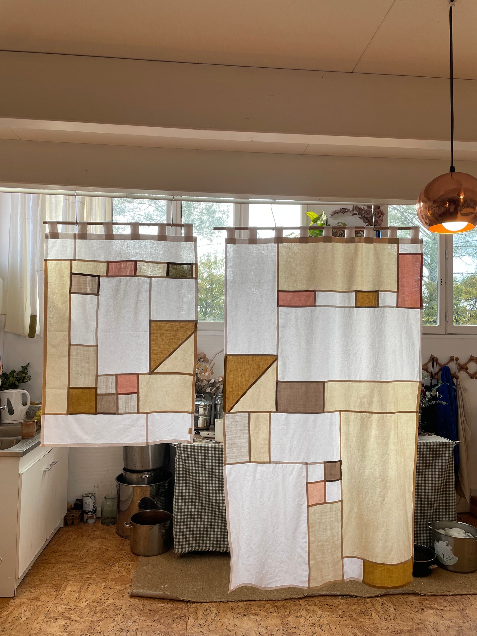 Patchwork curtains - Made to order – Marram_designs